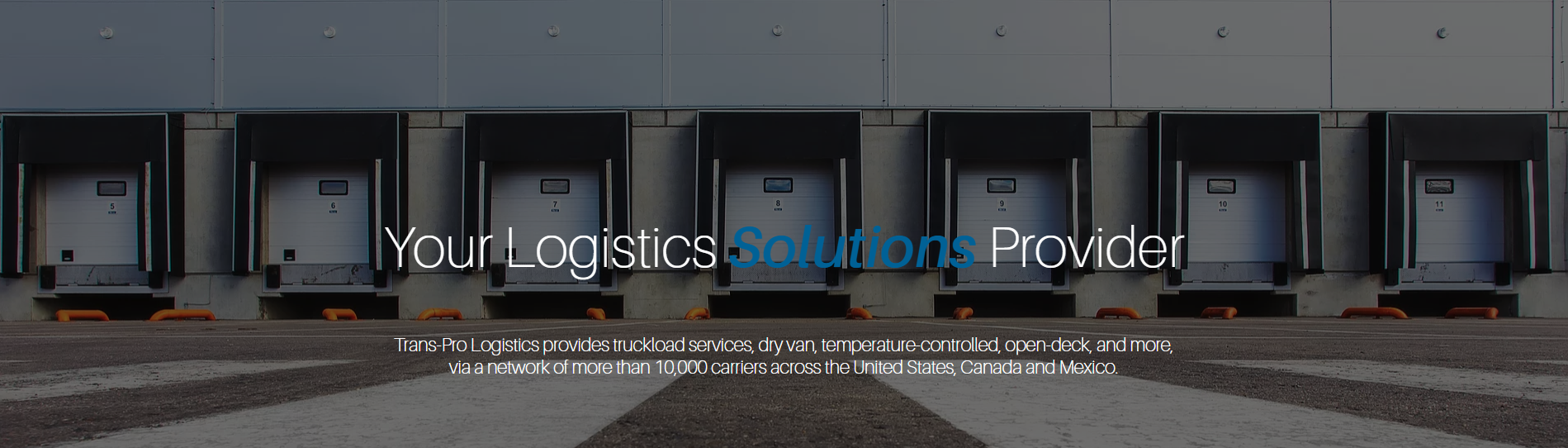 Home [transprologistics.my.site.com]